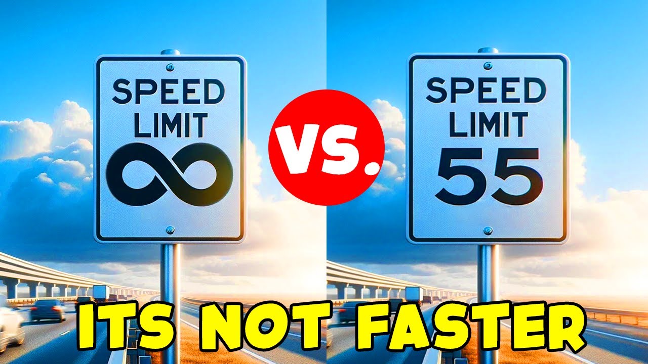 Will Breaking the Speed Limit Actually Get You Places Faster? - YouTube