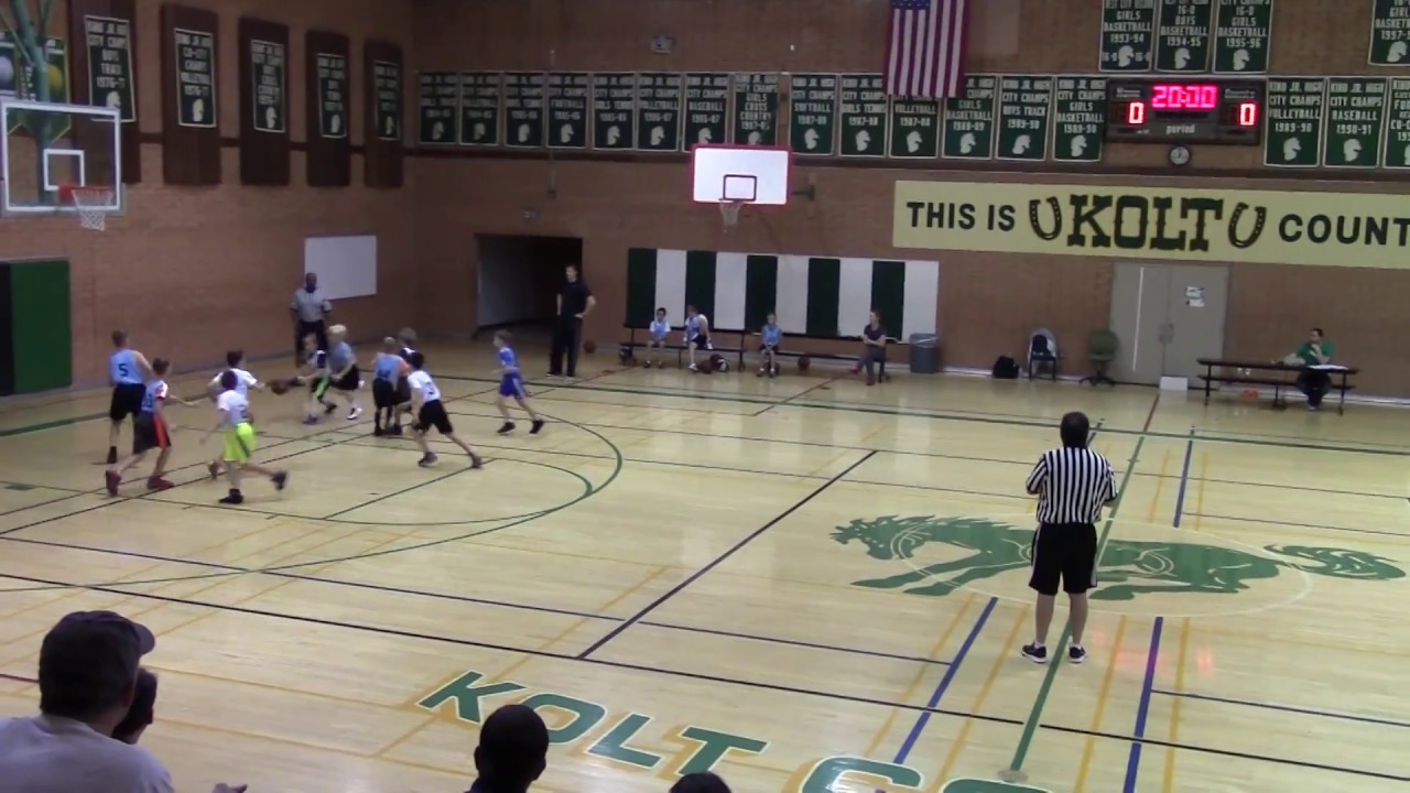 Sons of Thunder 4th Grade Basketball Game Part 1 - YouTube