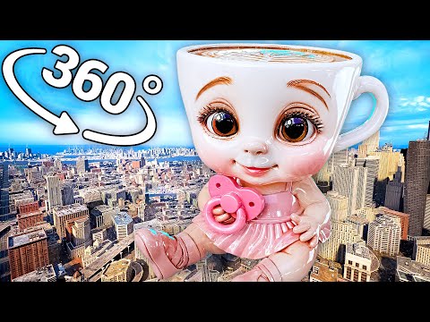Ballerina Cappuccina - Evolution in 360° Video | VR / 8K | ( ballerina capuchina meme )