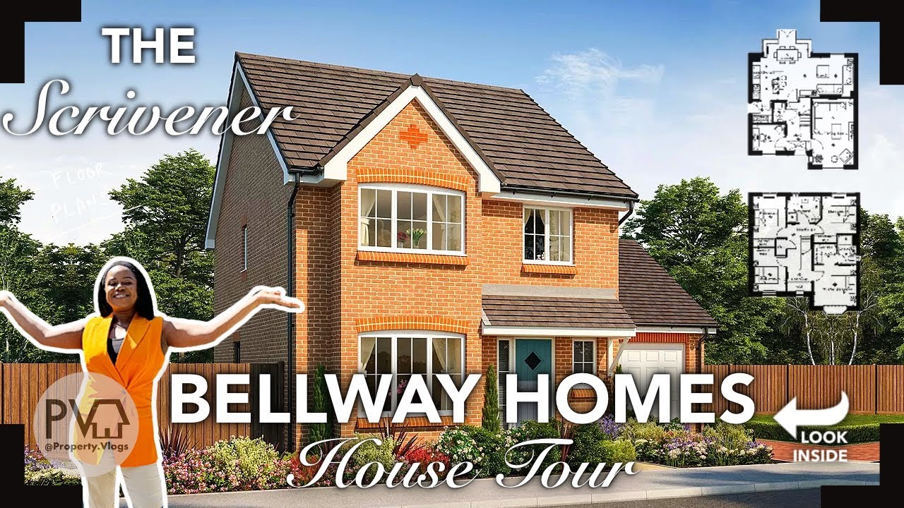 Inside an ATTRACTIVE £339K Bellway Home 😍 | Tour of "The Scrivener" 4 ...