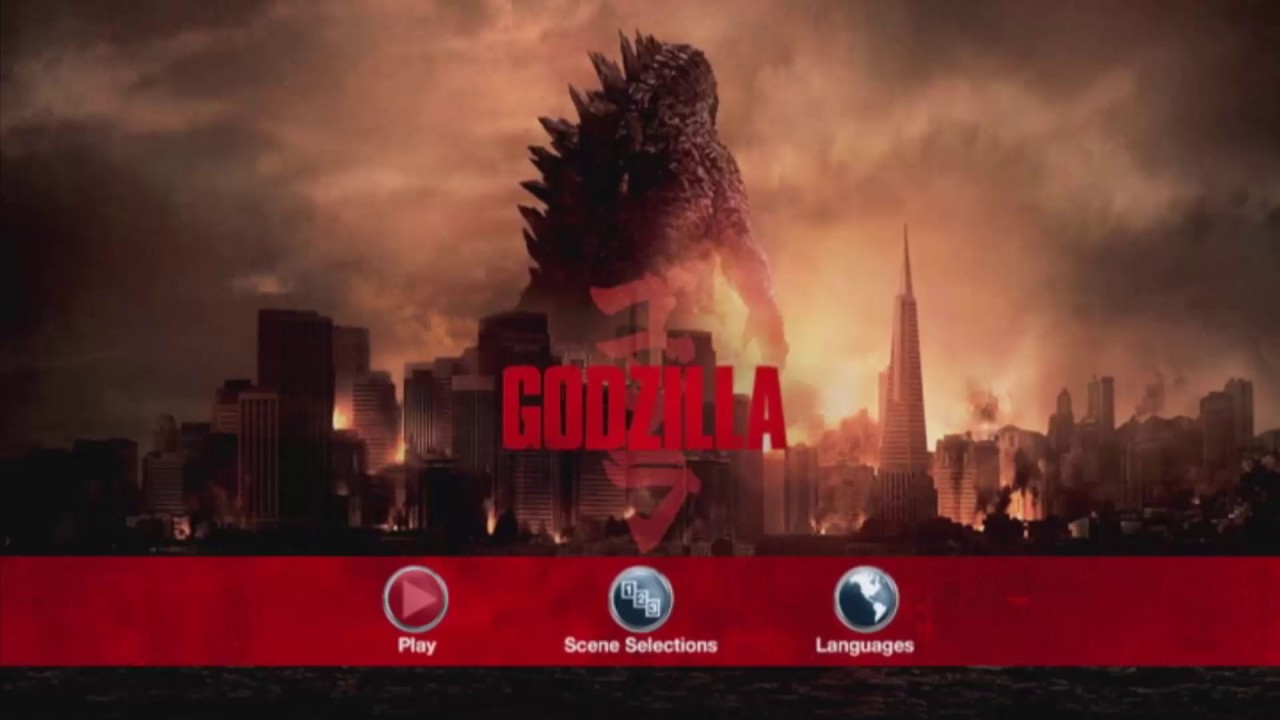 Godzilla (2014) Menu DVD HD - YouTube