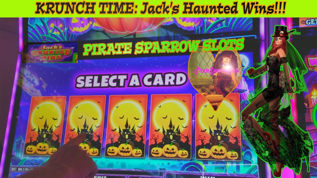 Jack's Haunted Wins Slot Krunch Time! #piratesparrowslots 🎃💀 # ...