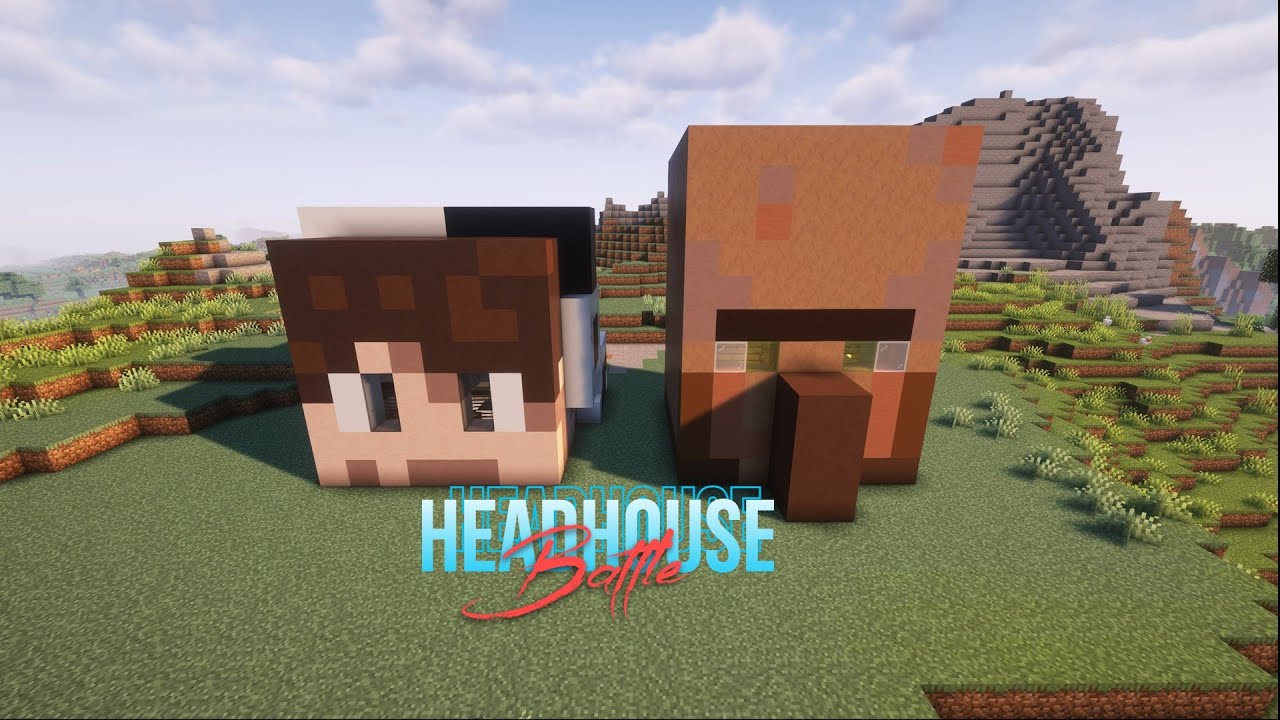 HEAD-to-HEAD Build Battle: My Giant Dream Home vs. Villagers’ Mini-Town! - YouTube