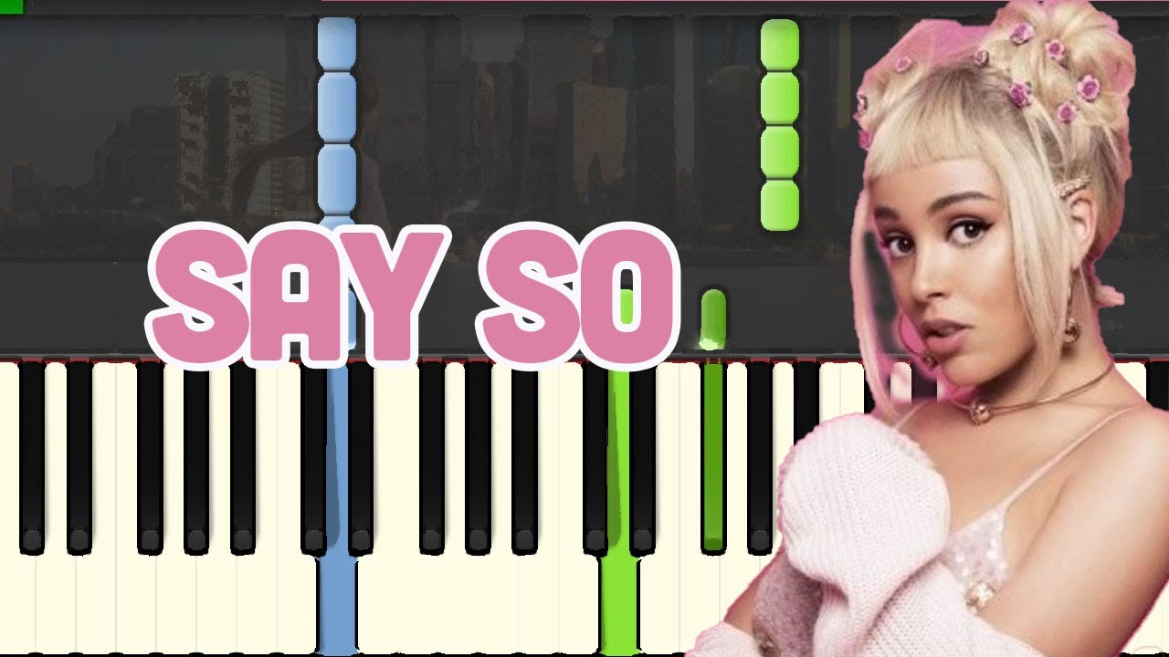 🎹Doja Cat - Say So (Piano Tutorial Synthesia) ️♫ - YouTube