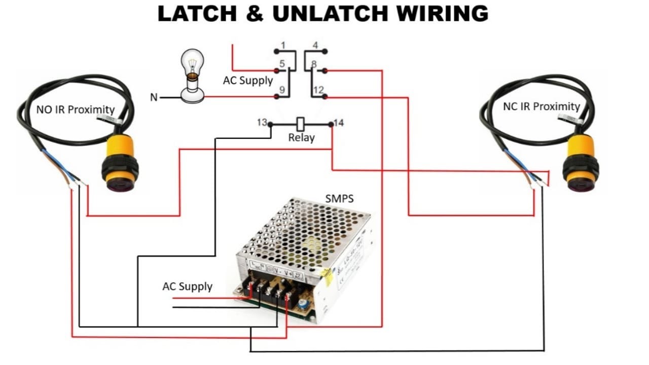 Latch and Unlatch Wiring | Electrical Wiring - YouTube