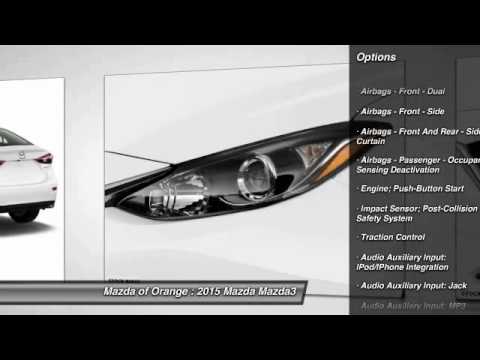 2015 Mazda Mazda3 Orange CA 00150557 - YouTube