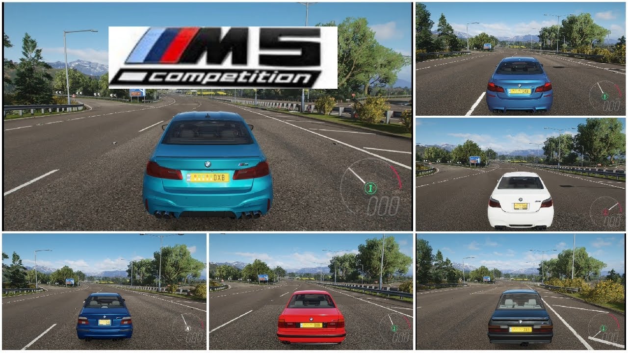 Forza Horizon 4 Acceleration Battle | BMW M5 F90,F10,E60,E39,E34 & E28 (0-100-200-300) - YouTube