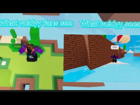 What voidyy sees vs what voidyy fans see - YouTube