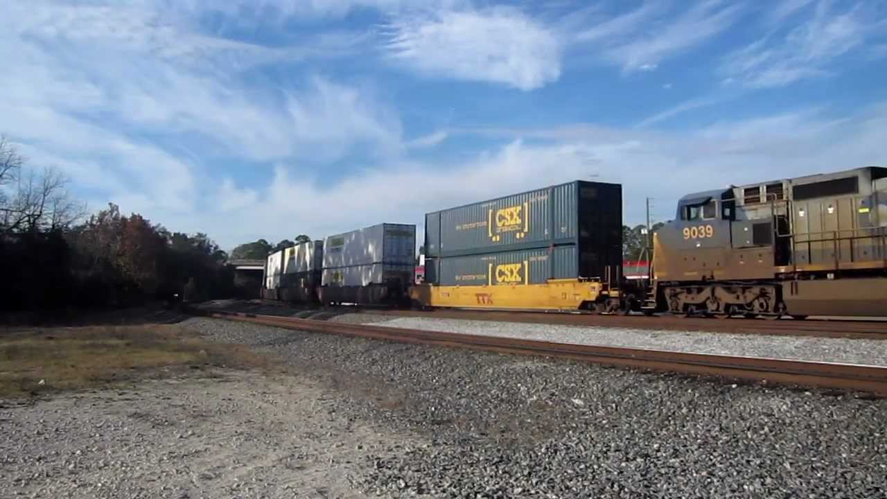 [HD] CSX Railfanning - Waycross, GA - Race Pond, GA - Saturday December ...