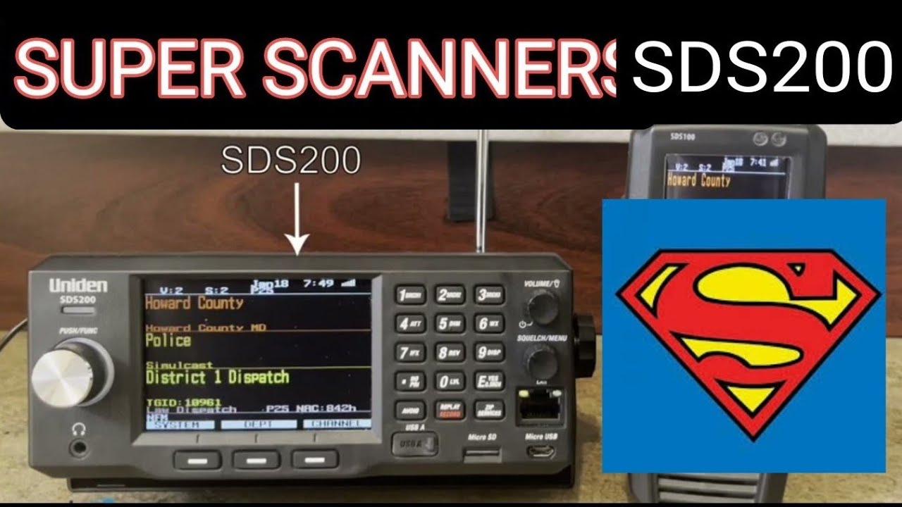 SUPER SCANNER UNIDEN SDS200 ?? - YouTube