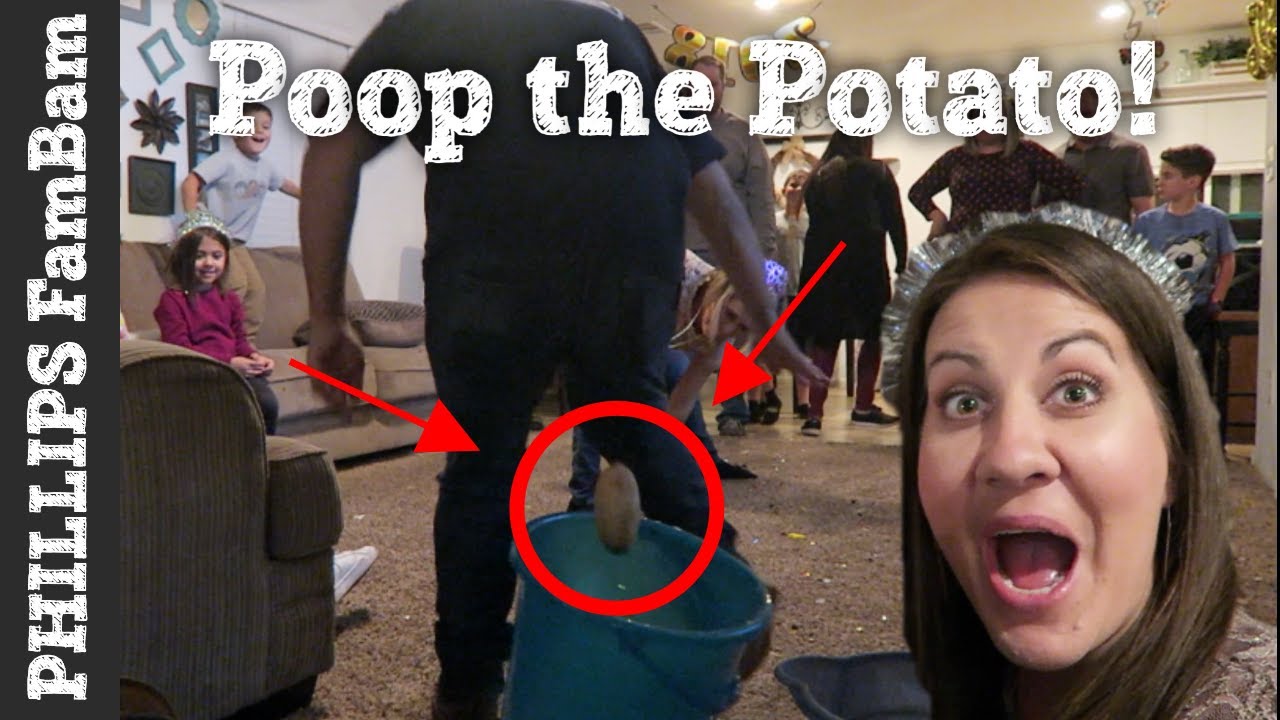 HE JUST POOPED IN A BUCKET | POOP THE POTATO 2018 | EXTREME PARTY GAMES ...