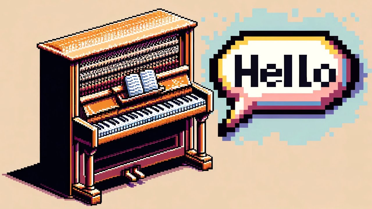 The talking piano phenomenon - YouTube