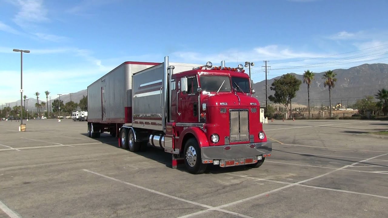 Hofstee Farms' 1955 Peterbilt 350 Cab-Over Rolling Through Truckin' For ...