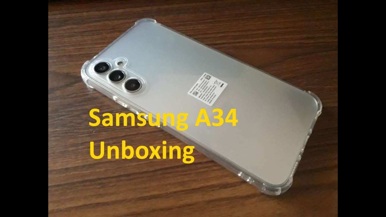 Unboxing NEW Samsung Galaxy A34 5G - YouTube