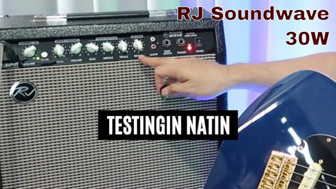 Demo: RJ Soundwave Electric Guitar Amplifier (30w) - YouTube