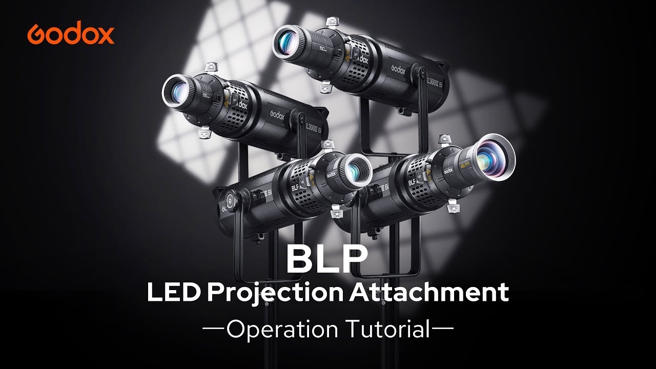 Godox BLP LED Projection Attachment - Operation Tutorial - YouTube