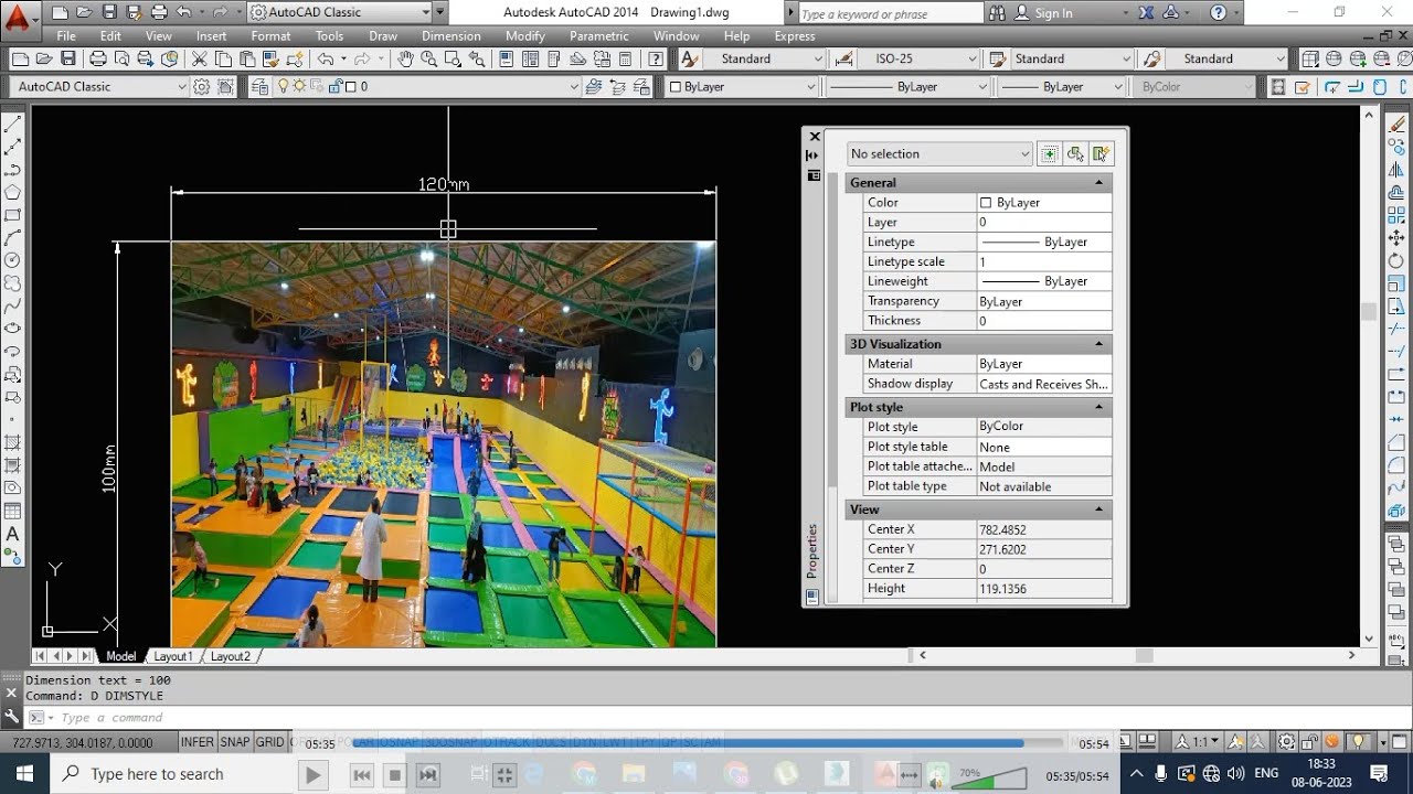 image resize in Autocad - YouTube