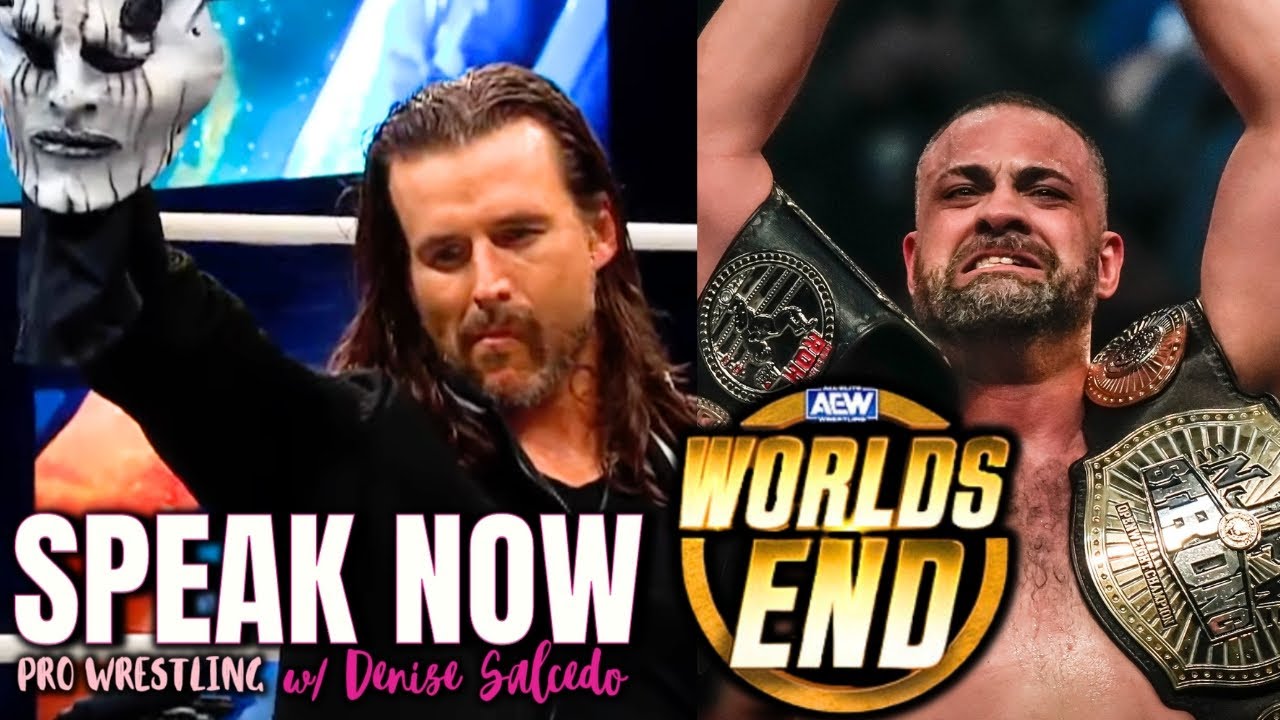 ADAM COLE IS THE DEVIL! , AEW WORLDS END 2023 POST-SHOW w/ Denise ...