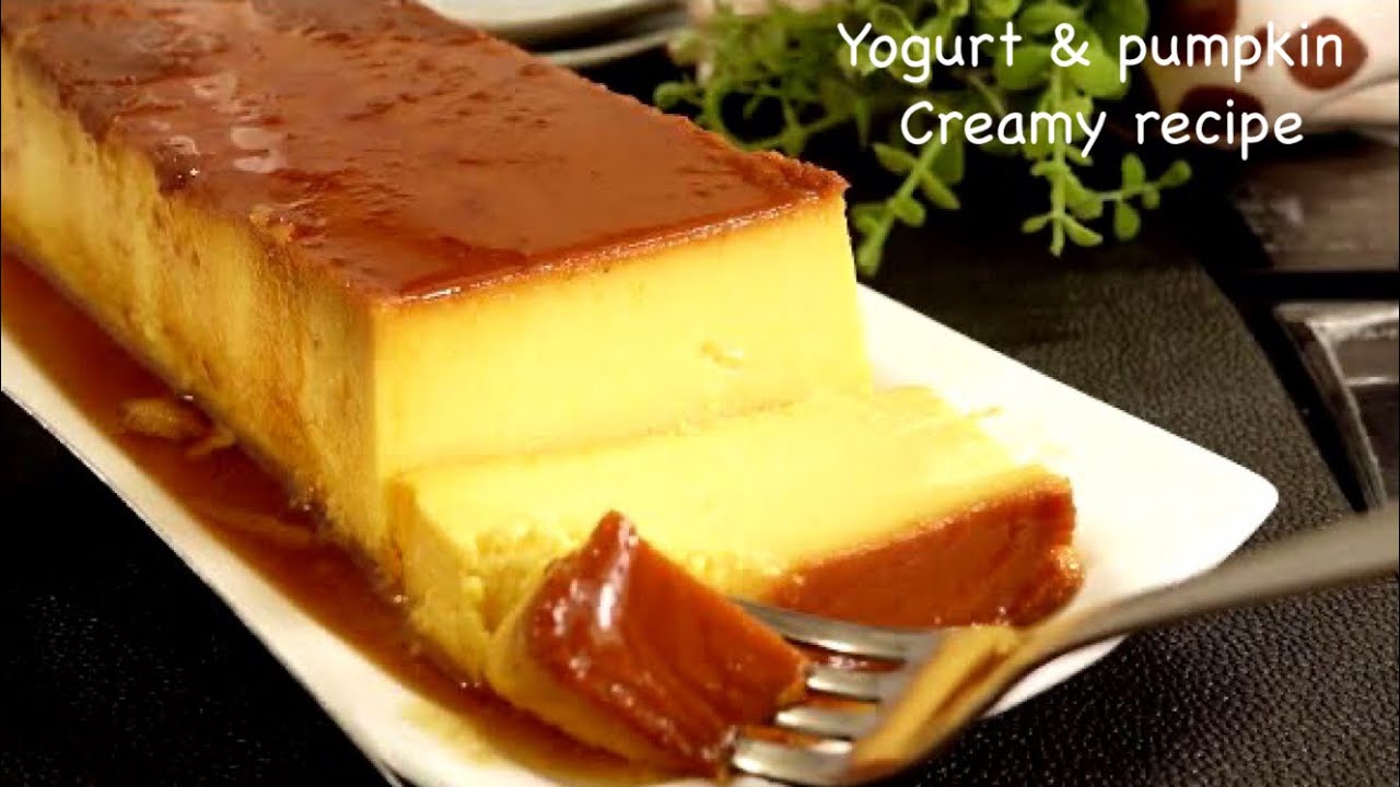 I cooked Rich Creamy Pumpkin and yogurt dessert || Yogurt and pumpkin ...