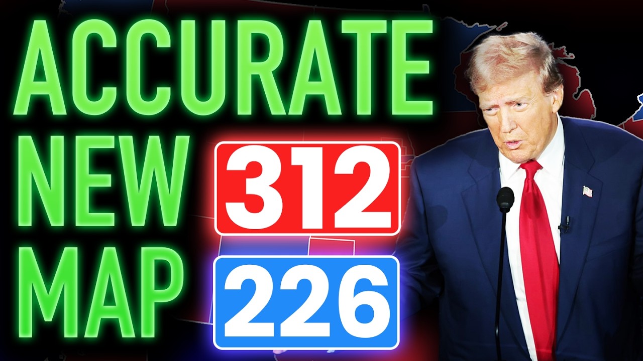 Trump DISCOMFITS Harris In Latest 2024 Election Map Forecast From On ...