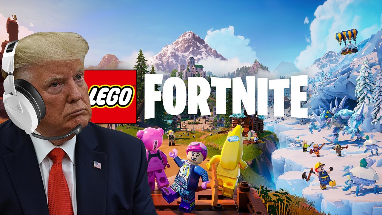 Donald Trump Plays Lego Fortnite - YouTube