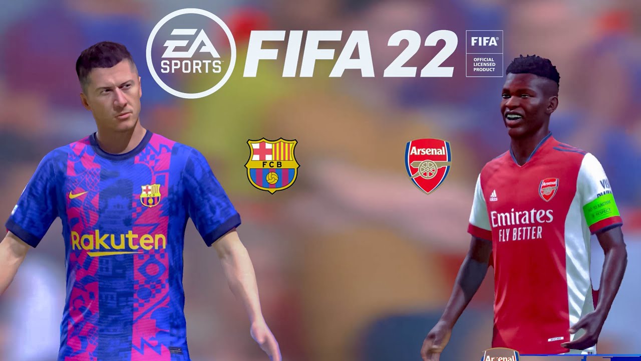 fifa 22 barcelona vs arsenal | Lewandaski || Fifa22 | Depay | 4k 60fps ...