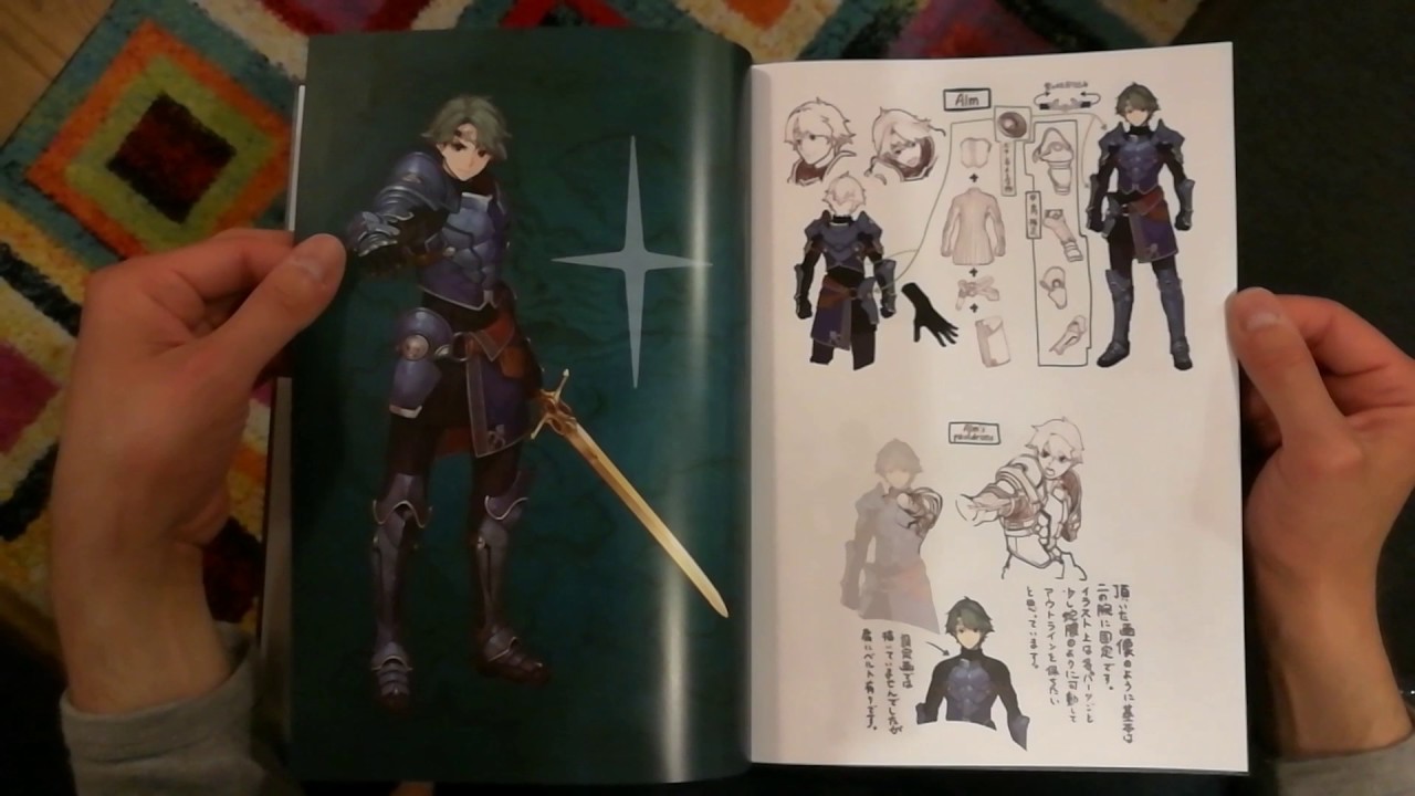 Artbook Fire Emblem Echoes - Shadows of Valentia - YouTube