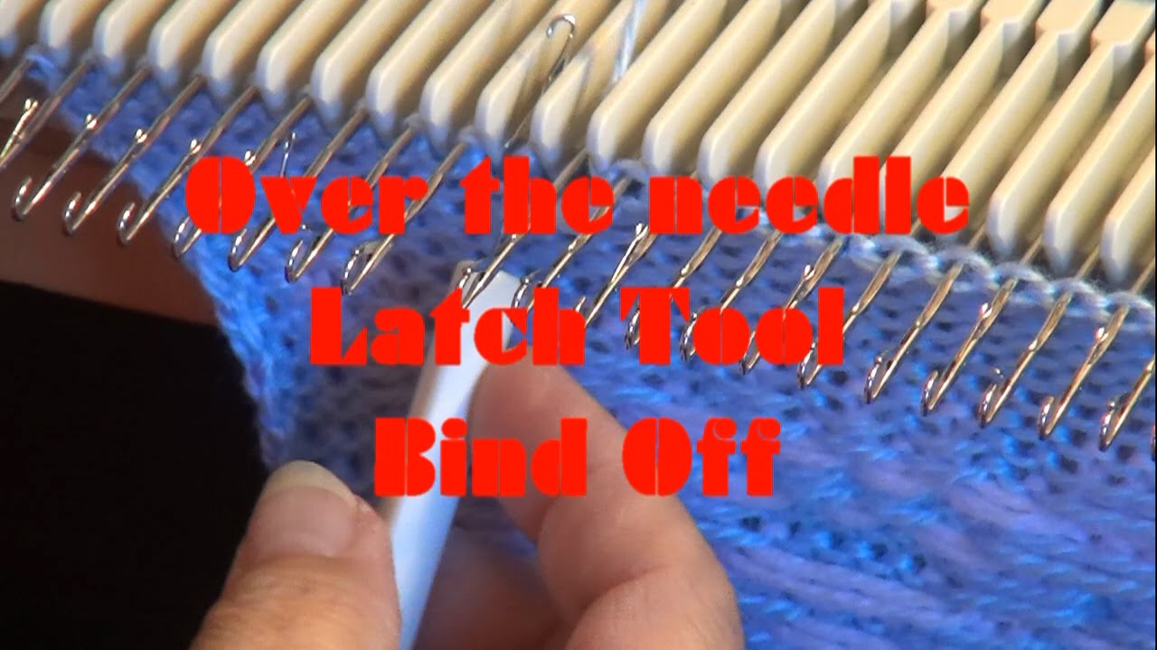 Over the needle Bind Off - YouTube