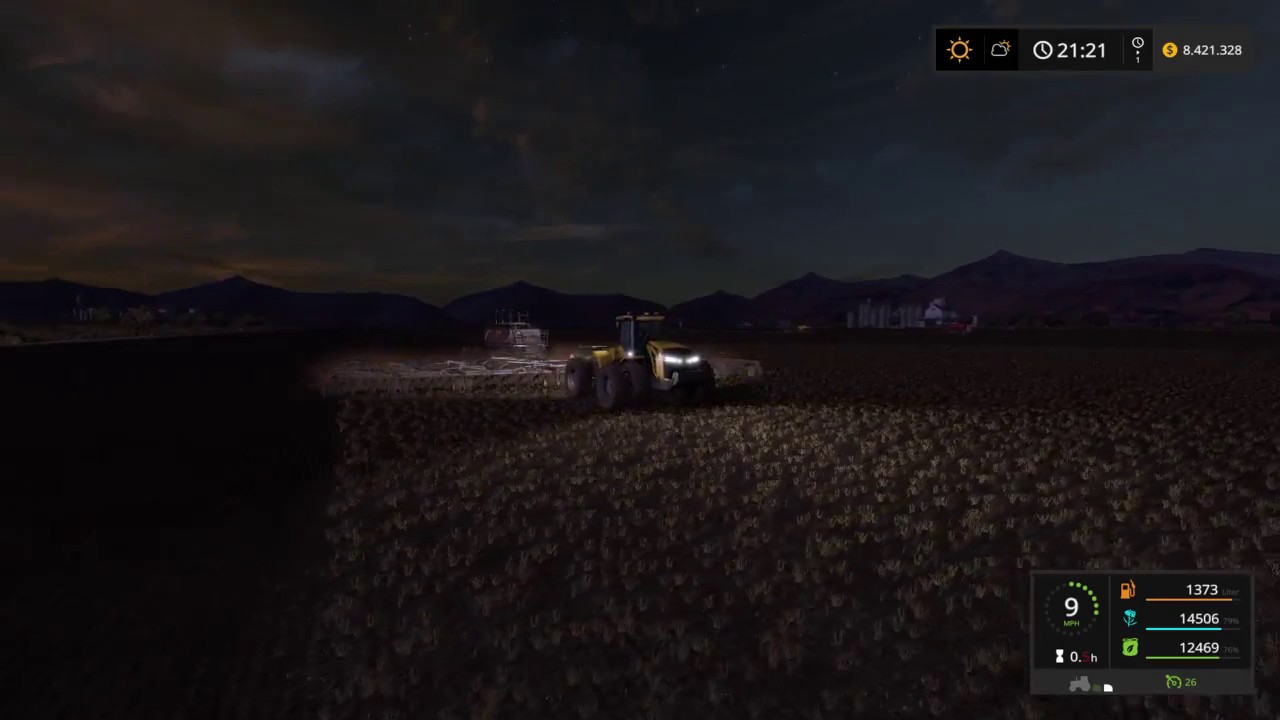 Challenger MT975E mit Seed Hawk XL Toolbar 84ft+980 Air Cart ...