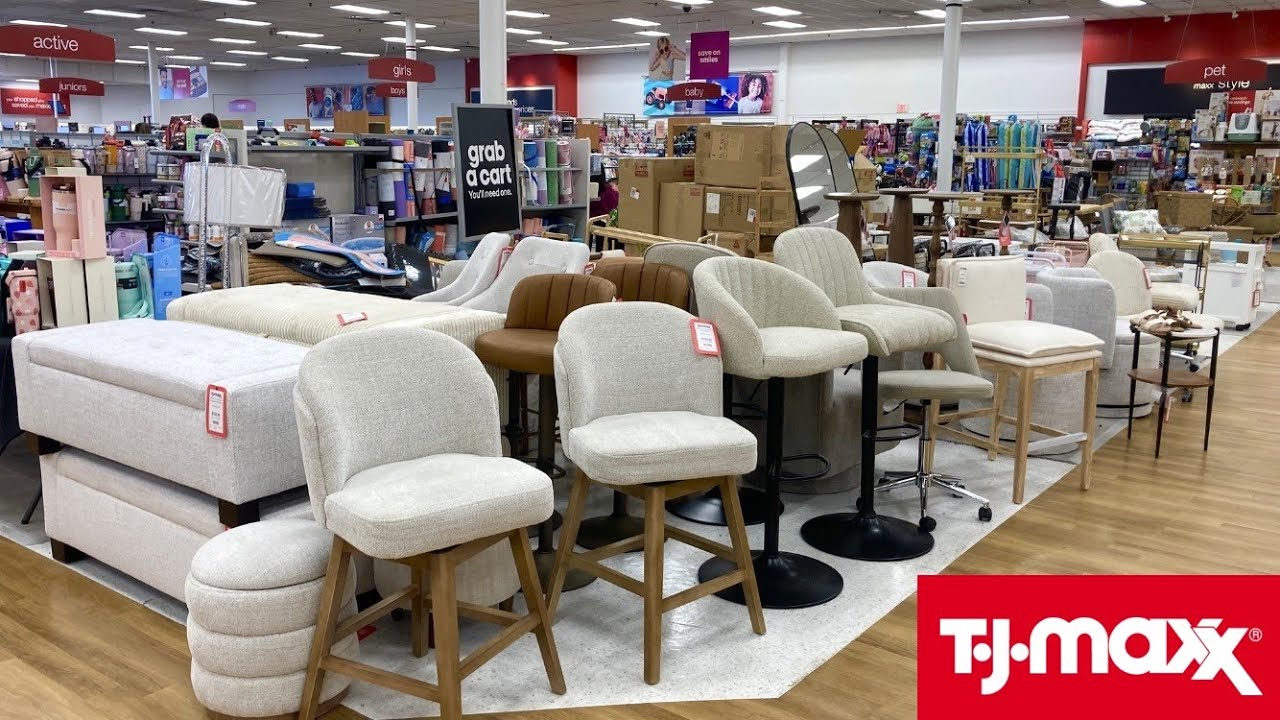 TJ MAXX SHOP WITH ME FURNITURE ARMCHAIRS CHAIRS TABLES HOME DECOR ...