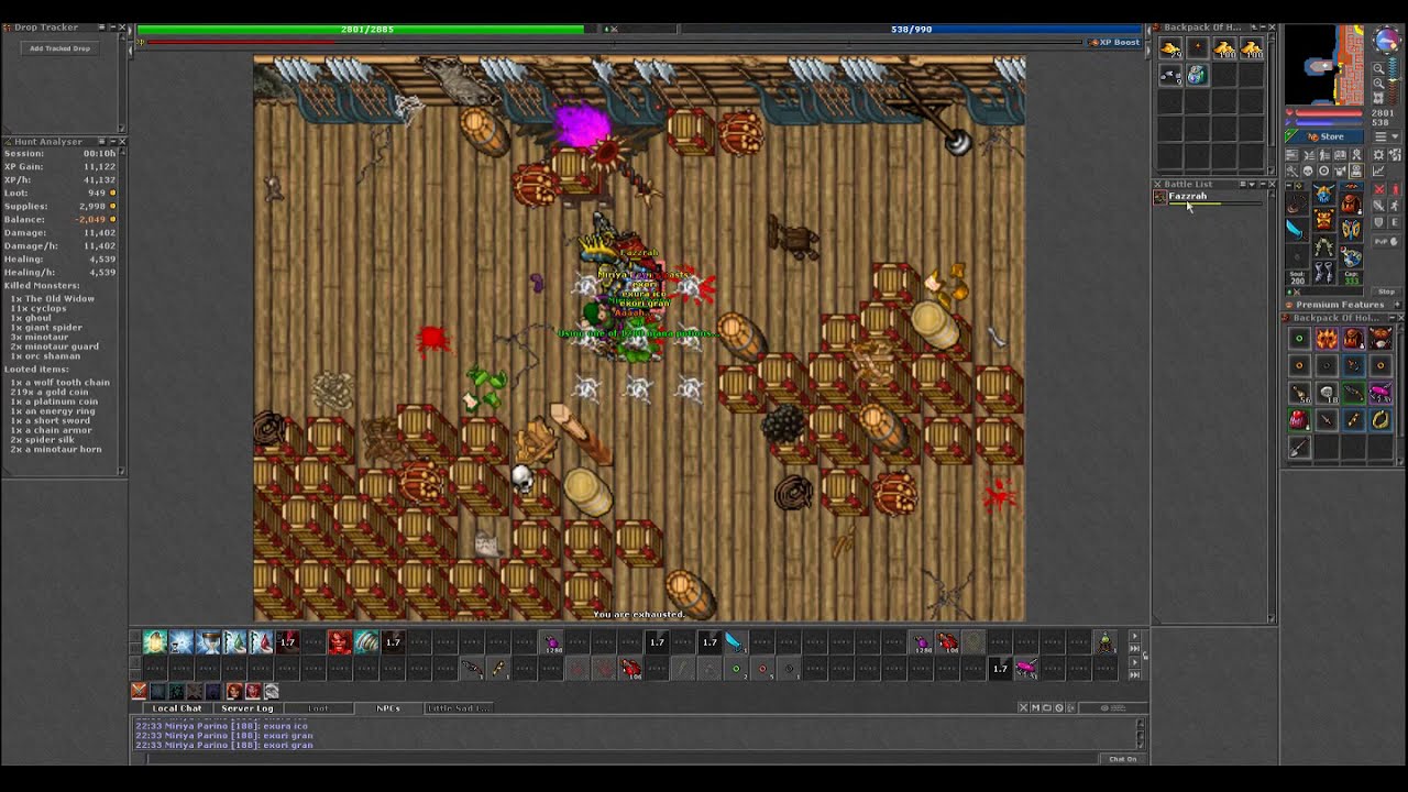 Tibia - Matando a Fazzrah - YouTube