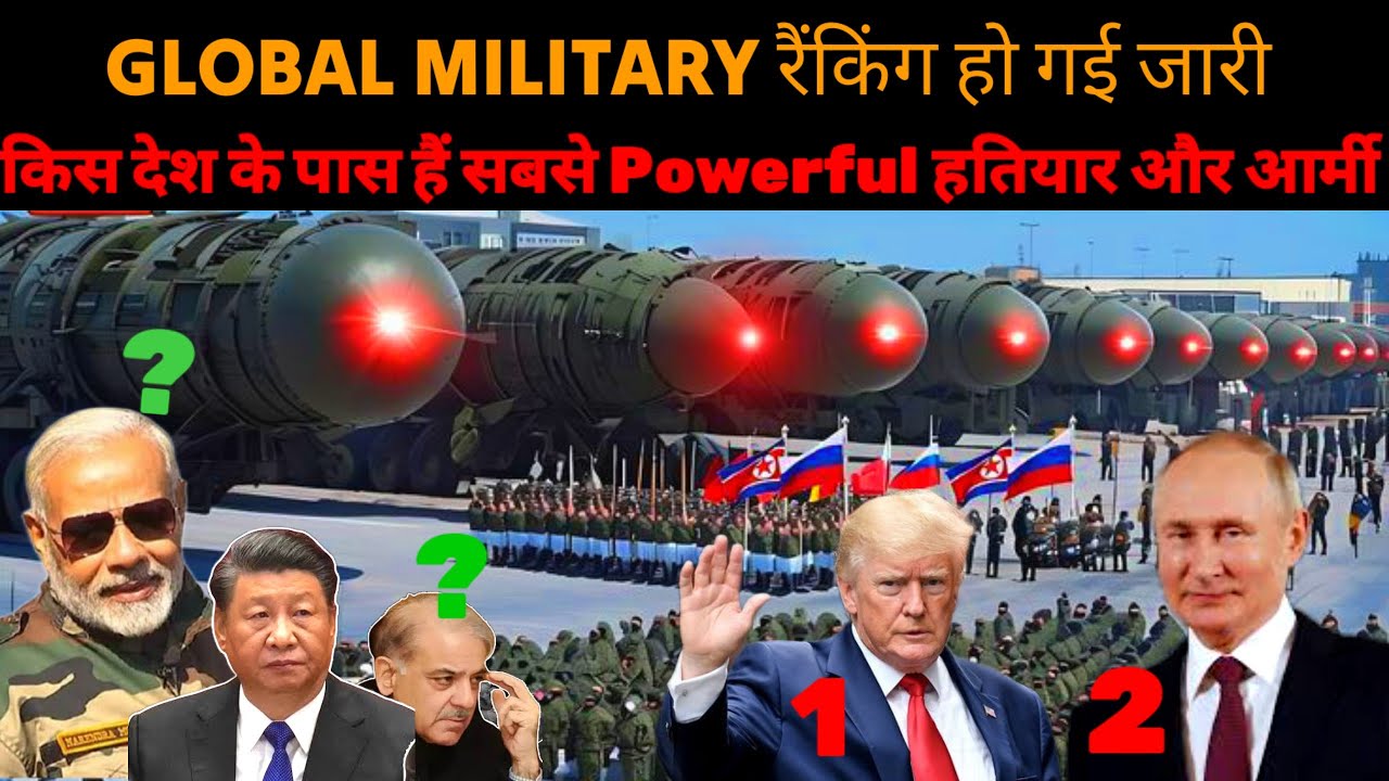 Global Fire Power Index 2025 | Global Military ranking 2025 | - YouTube