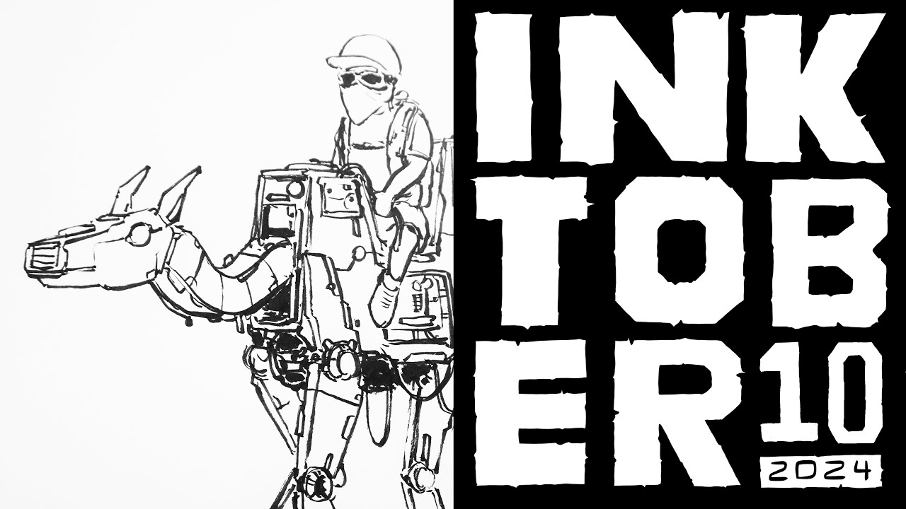 inktober 10 - Nomadic - YouTube