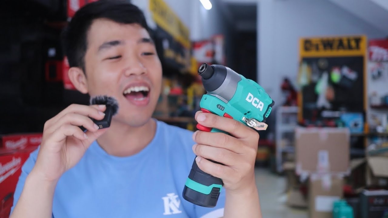 Máy bắn vít DCA 12v mẫu mới, không uổng công chờ đợi lâu nay DCA ADPL04 ...