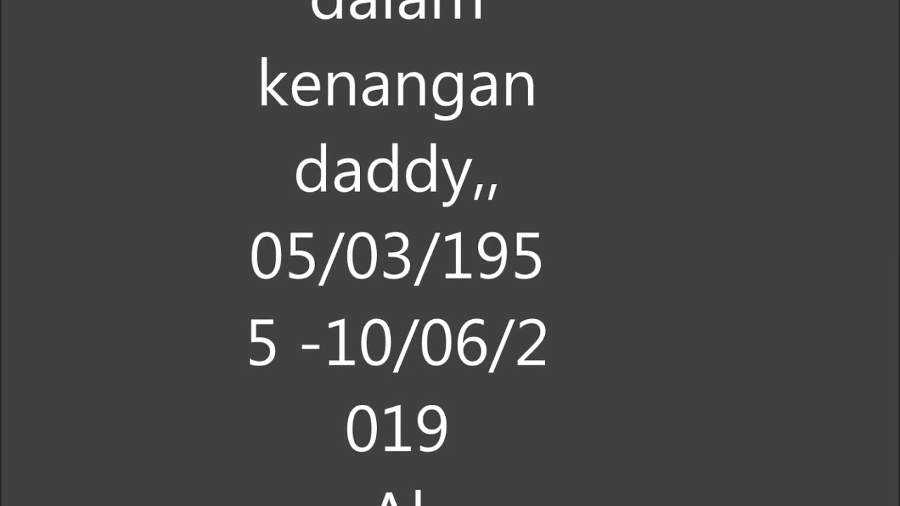 Tribute to OUR hero... Our beloved father.. - YouTube