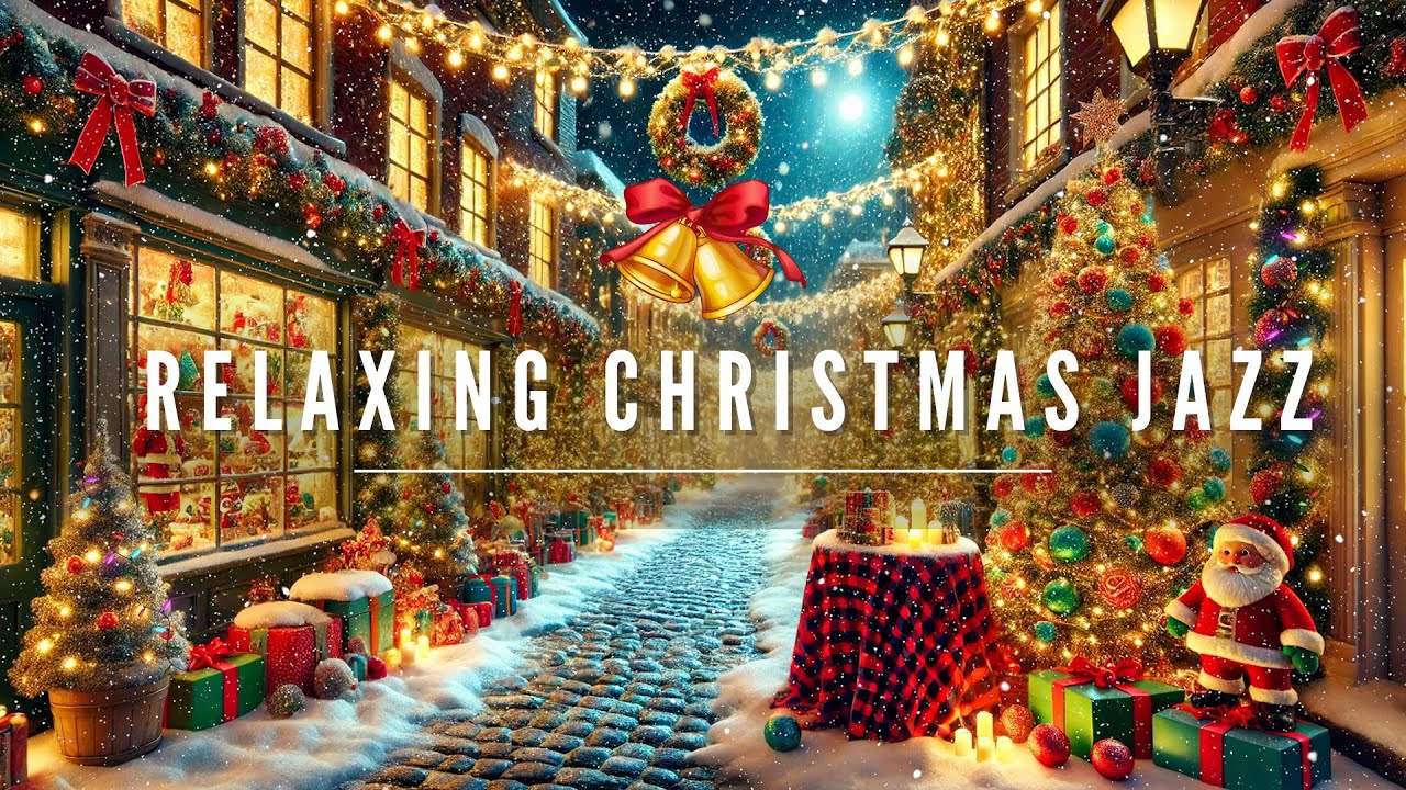 Smooth Christmas Jazz & Bossa Nova🎅🎄Holiday Instrumental Music for a ...