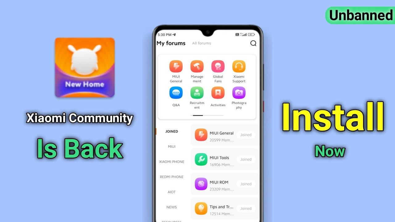 Install New Xiaomi Community App | What's Xiaomi Community App | Dot SM ...