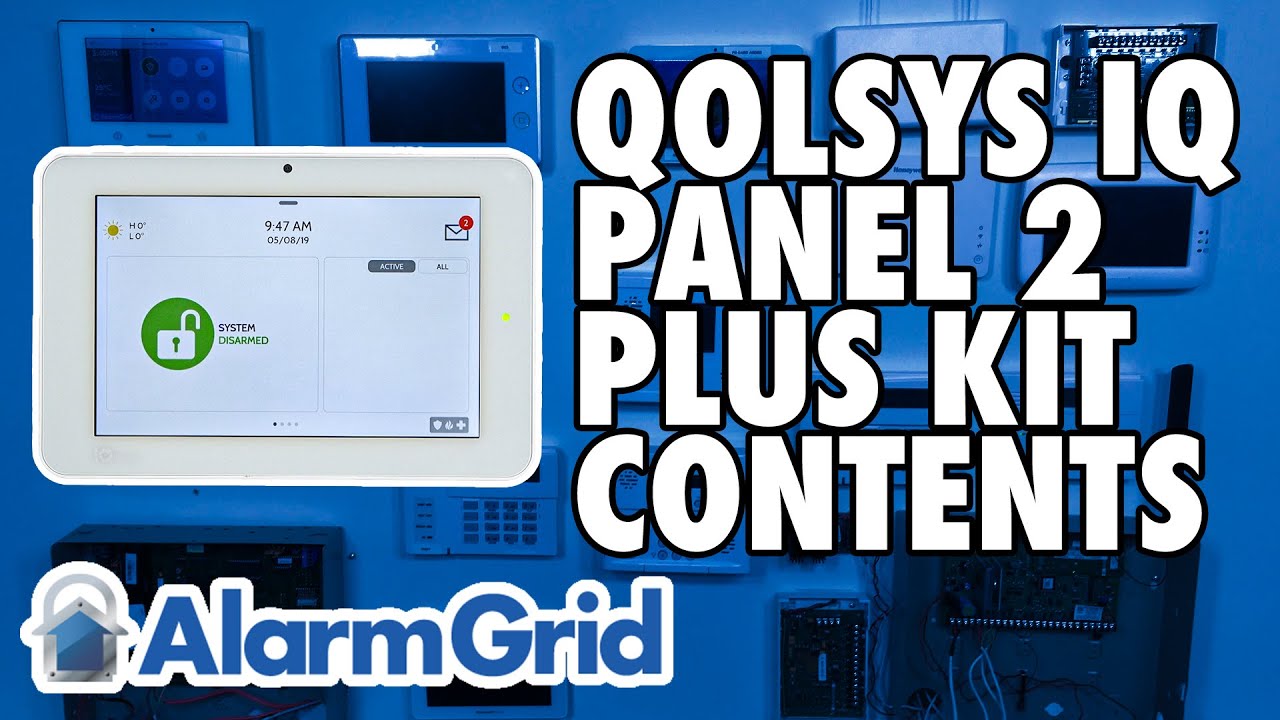 Contents of the Qolsys IQ Panel 2 Plus Kits - YouTube