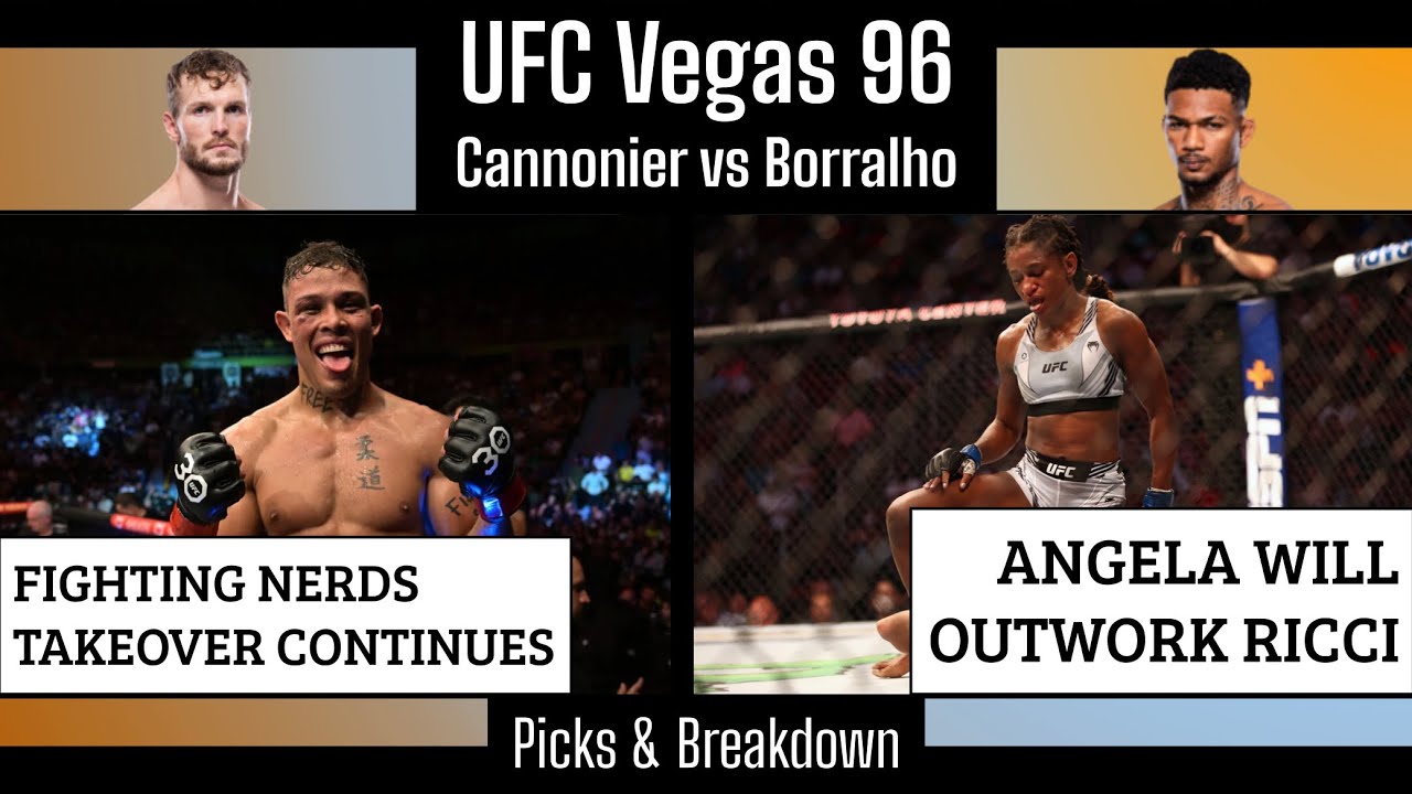 UFC Vegas 96 : Cannonier vs Borralho (Picks & Breakdown) - YouTube