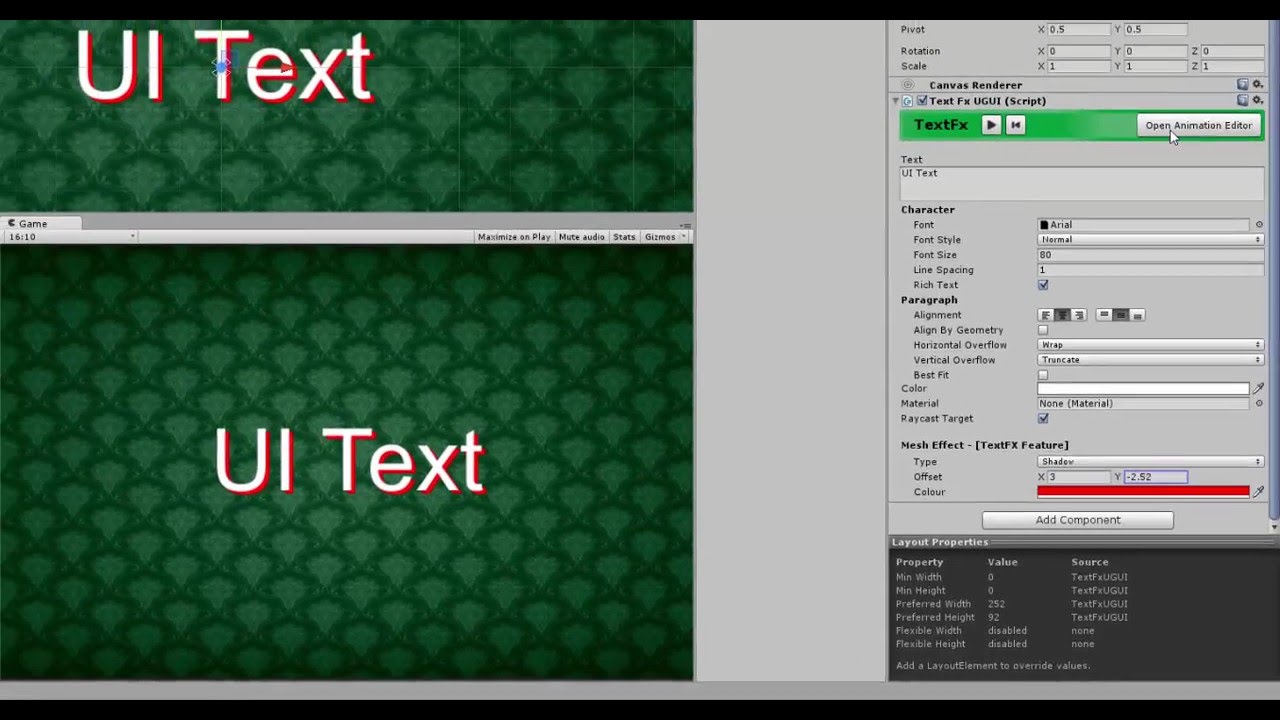 TextFx - UGUI Mesh Effects - YouTube