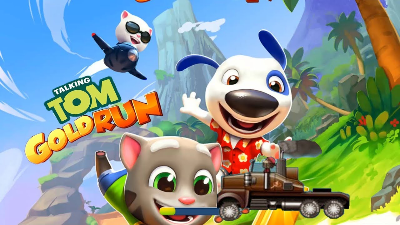 Talking Tom Gold Run Las Vegas HANK vs Hill Climb Racing - YouTube