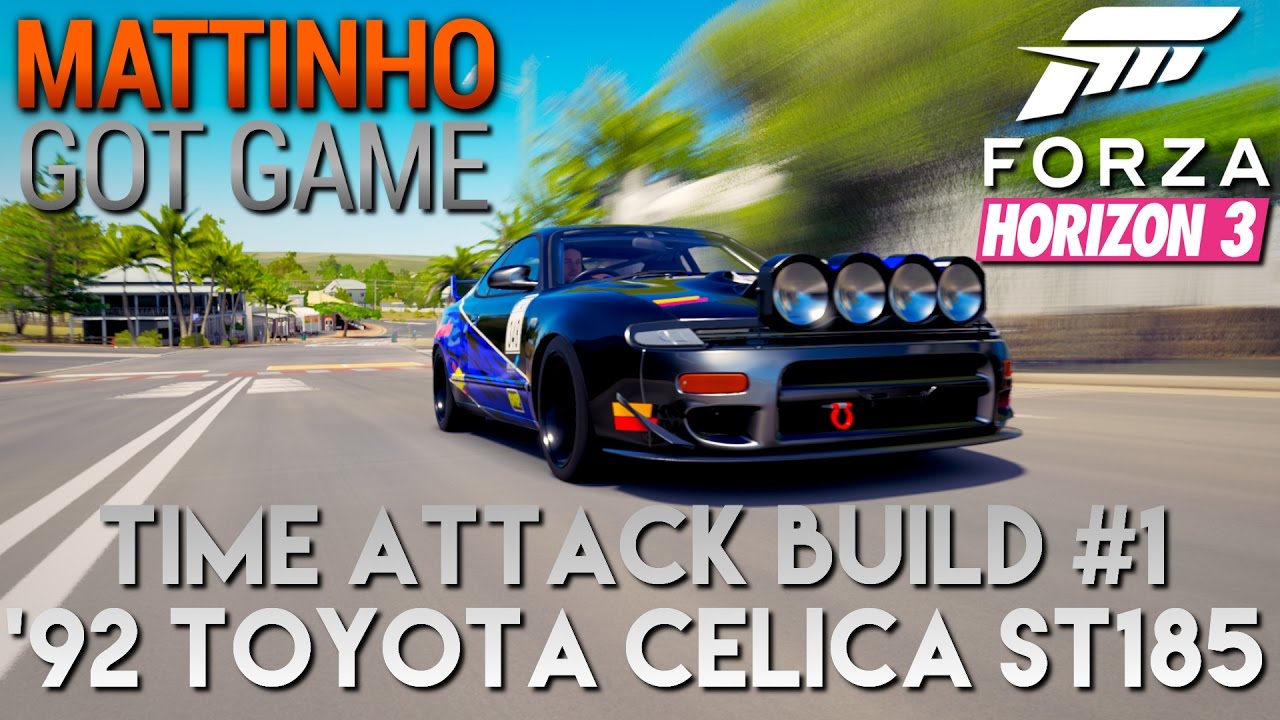 Forza Horizon 3 | Time Attack Build #1 | '92 Toyota Celica ST185 ...