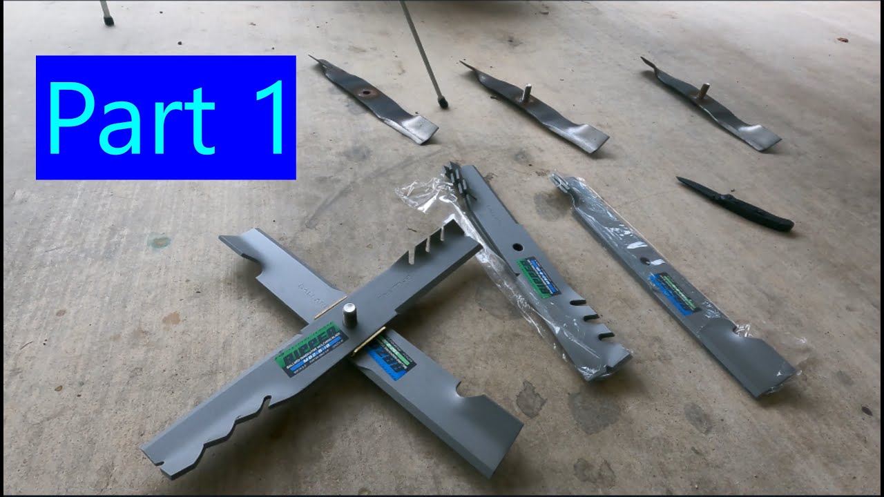 Adding "X blades" to our Zero Turn Mower - Part 1 - YouTube