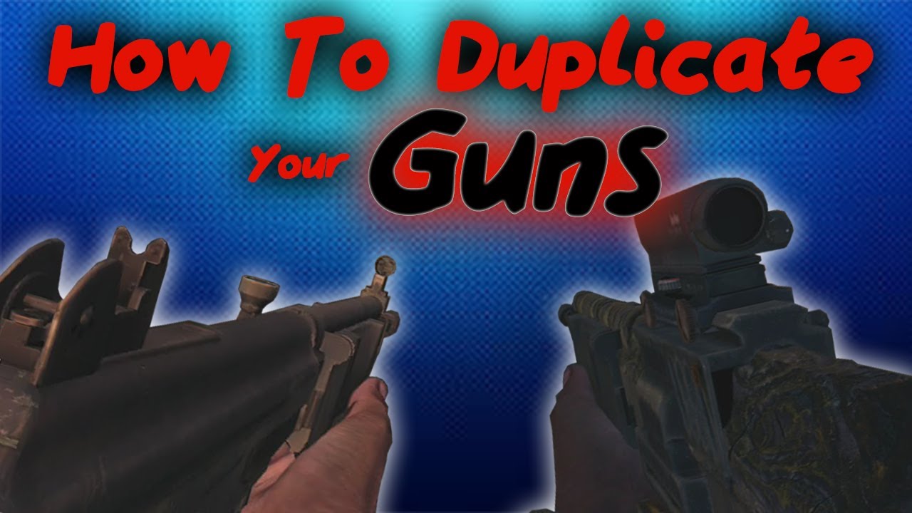 Black Ops 2 Zombies - How to Duplicate Your Guns - Have The Same Two ...