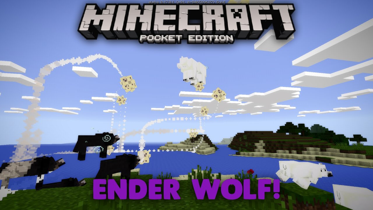 ENDER WOLF IN MCPE 0.17.0!!! »EnderWolf Addon« Minecraft PE (Pocket Edition) - YouTube