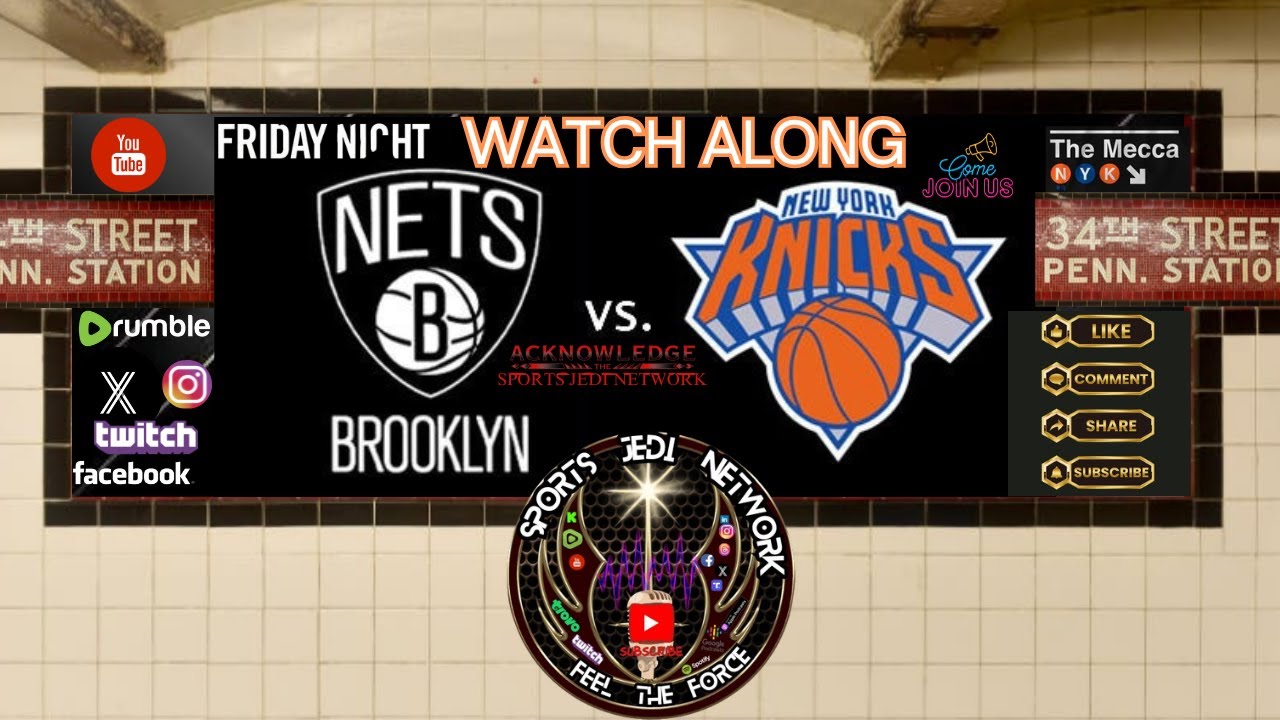 🏀NBA FRIDAY NIGHT ACTION New York Knicks Vs. Brooklyn Nets Crosstown ...