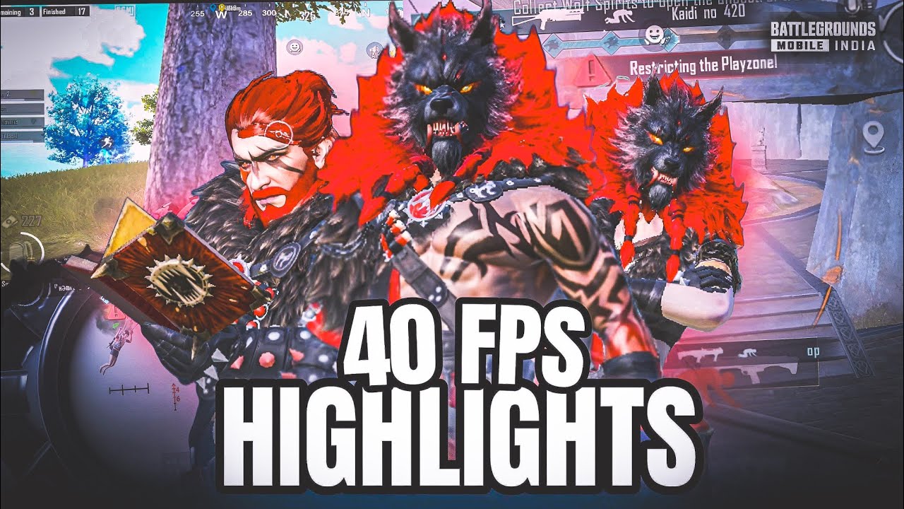 40 Fps Highlights with 7 FD | Full Rush Gameplay in Ace Dominator 🥵 | 40 Fps Clutches | BGMI ...