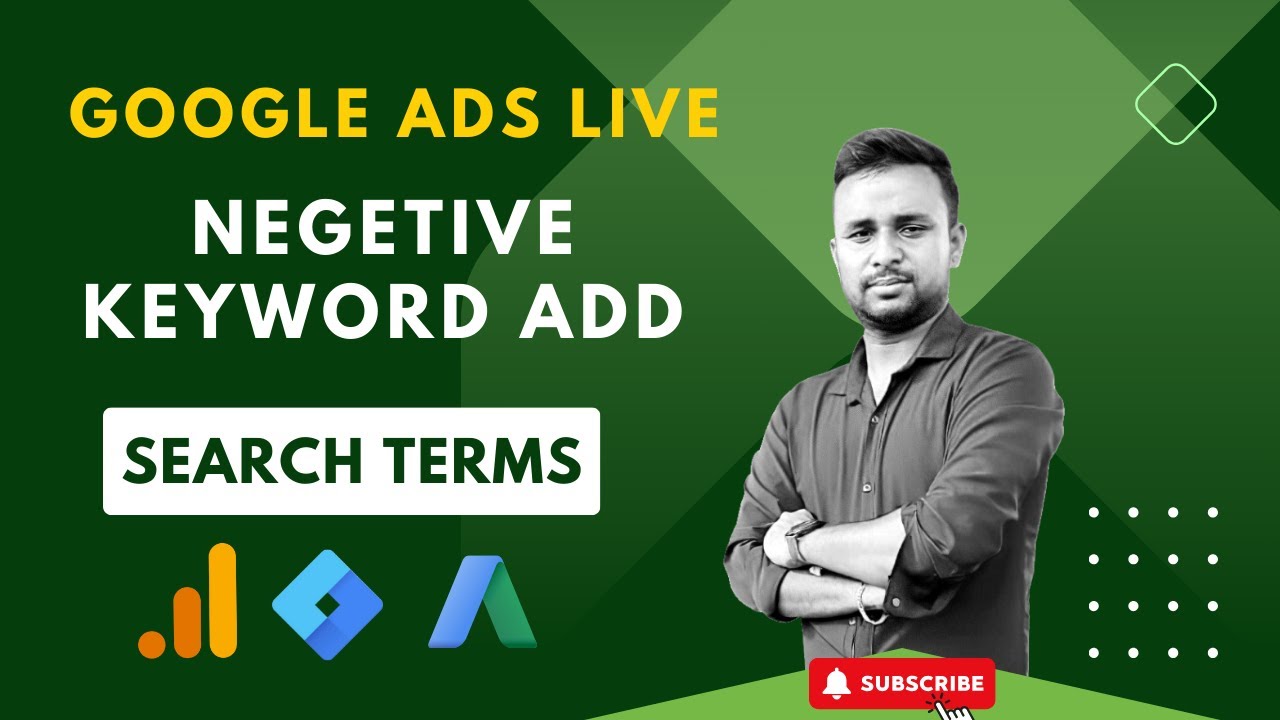 How to Add Negative Keywords to Your Google Ads Account | Problem ...