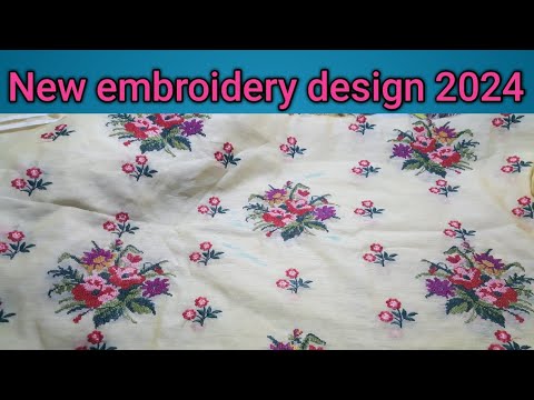 New embroidery design 2024//most beautiful embroidery design ...