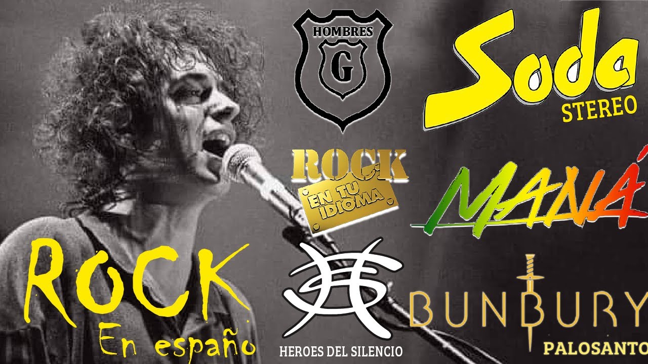 Lo Mejor Del Rock 80 y 90 en Español 2 Hora de Éxitos - Maná, Hombres G ...